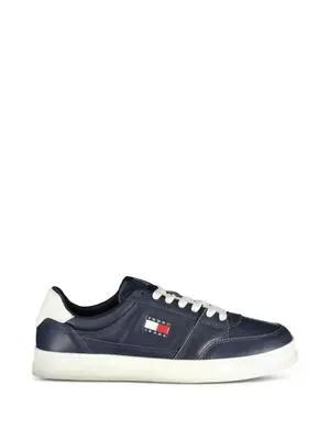 Tommy Hilfiger Greenwich Logo-patch Leather Sneakers - Blue