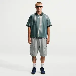 Nike Sb "sunset" Dri-fit Jacquard Skate Jersey - Grey