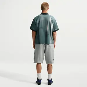 Nike Sb "sunset" Dri-fit Jacquard Skate Jersey - Grey