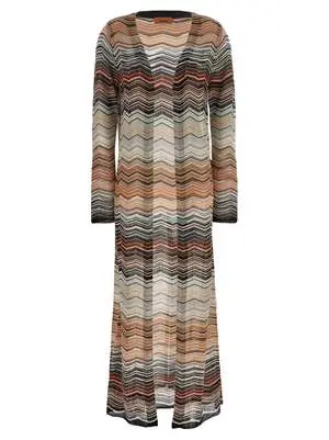MISSONI Missoni Women Chevron Lamé Cardigan
