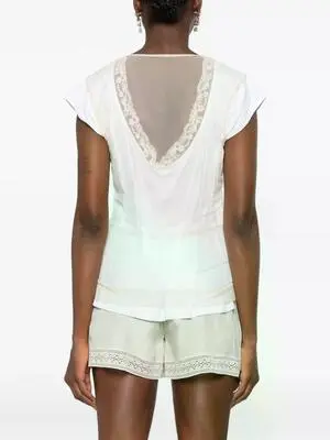 Simone Rocha Lace Trim T-shirt