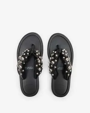 Isabel Marant Étoile X Havaianas Embellished Flip-flops - Black