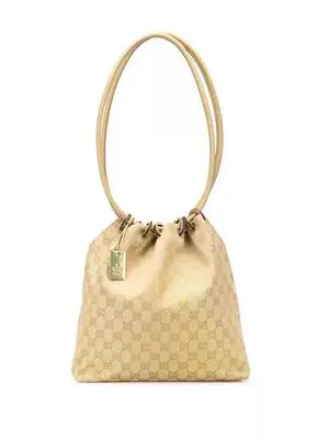 Gucci Gg Canvas Shoulder Bag - Brown