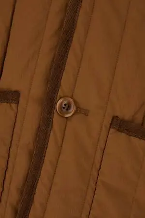 A.p.c. Quilted Jacket With Classic Collar
