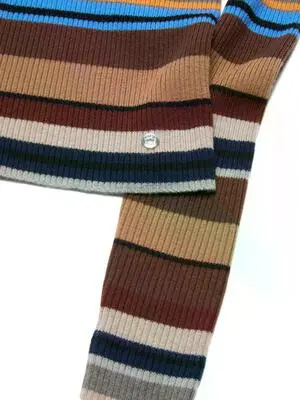 Acne Studios Striped Zip-up Cardigan