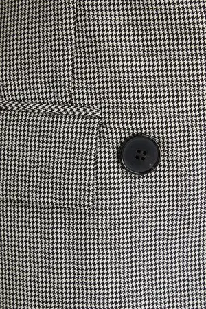 Alexander McQueen Double-breasted Houndstooth Wool Blazer