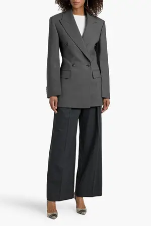 RÓHE Double-breasted Wool-blend Blazer