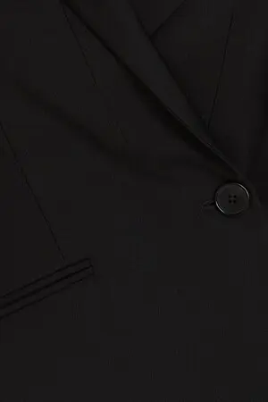 Alexander McQueen Double-breasted Wool And Mohair-blend Crepe Blazer