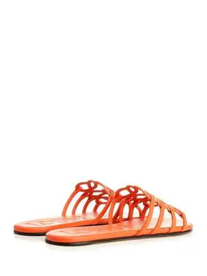 Loewe Slide Anagram Petal Sandals - Multicolor