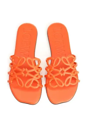 Loewe Slide Anagram Petal Sandals - Multicolor