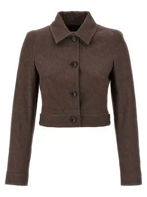 Max Mara Carpa Denim Effect Blazer