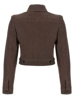 Max Mara Carpa Denim Effect Blazer