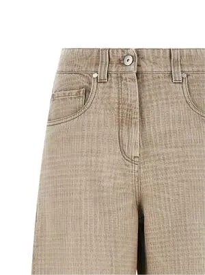 Brunello Cucinelli Wide Barrel Jeans
