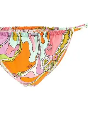 Emilio Pucci Orchidee" Print Bikini Briefs - Multicolor