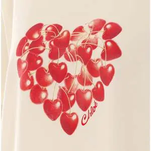 Chloé Mélange Jersey T-shirt - White