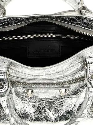 Balenciaga Le City Mini Handbag - Silver