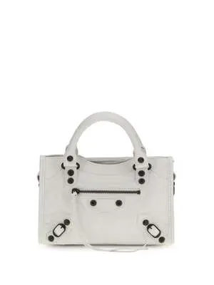 Balenciaga Le City Mini Handbag - White