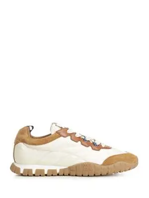 Miu Miu Tyre" Technical Fabric And Suede Sneakers - Multicolor
