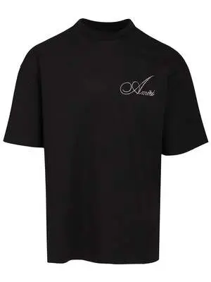 Amiri Crew Neck T-shirt - Black