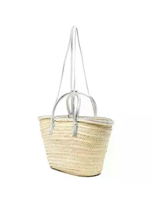 Jacquemus Le Panier Soli Woven Tote Bag