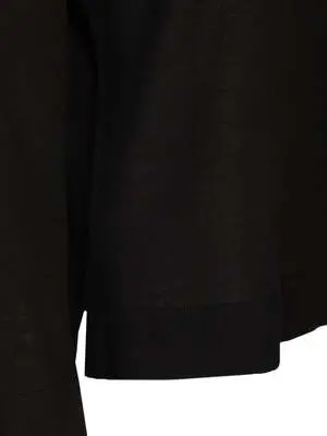 TOTEME Long-sleeved Wool And Silk Half-buttoned Shirt