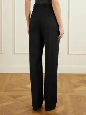 Alexander McQueen Wool Straight-leg Trousers