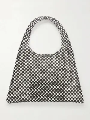 Alaïa Woven Leather Hobo Shoulder Bag