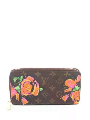 LOUIS VUITTON 2009 Monogram Rose Zippy Wallet - Brown