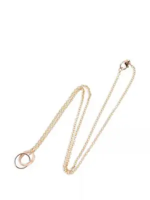 Cartier 18k Rose Gold Baby Love Necklace - Pink