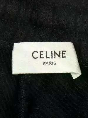 Celine 2000s Triomphe Logo-detail Track Pants