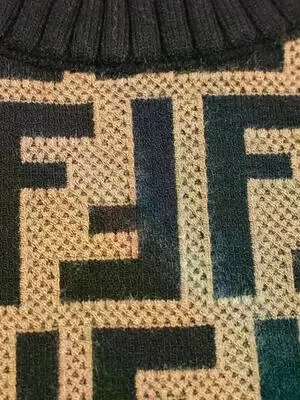 Fendi Zucca Monogram Knit Sweater