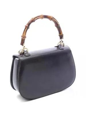 Gucci Bamboo Two-way Leather Handbag
