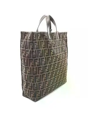 Fendi Zucca Canvas Tote Bag