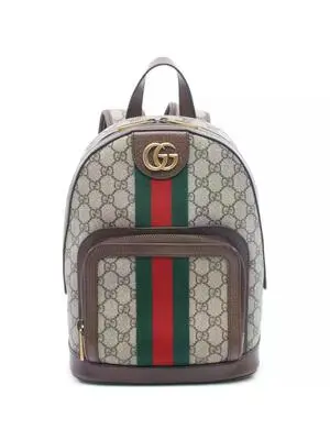 Gucci Ophidia Gg Supreme Backpack - Brown