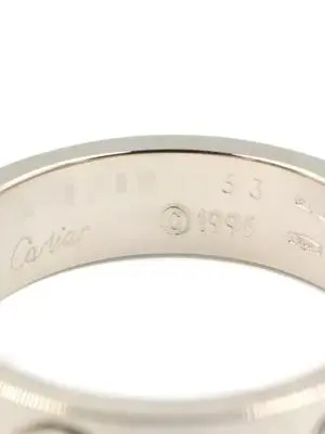 Cartier 18kt White Gold Love Ring