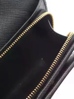 Prada 2020s Saffiano Metal Trifold Wallet