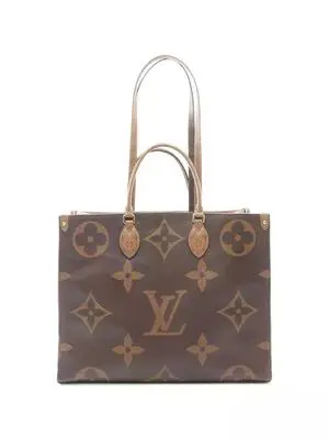 LOUIS VUITTON Monogram Canvas Tote Bag - Brown