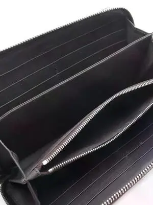 Fendi 2000s Diagonal Zip Round-zipper Wallet