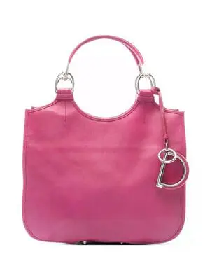 Dior D Charm Leather Handbag