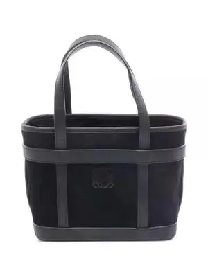 Loewe Anagram Suede Tote Bag