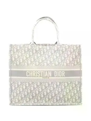Dior Book Tote Bag - White