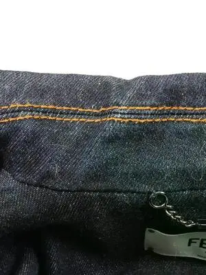 Fendi Indigo Zip-up Denim Jacket