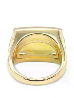 BVLGARI 18k Yellow Citrine Ring