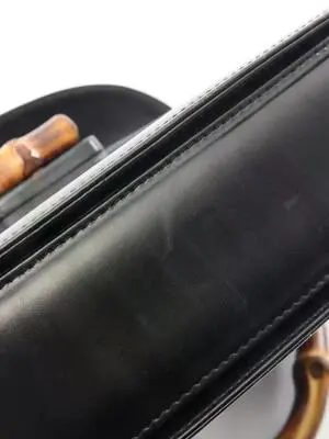 Gucci Bamboo Leather Handbag