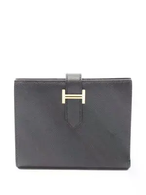 Hermès Bearn Compact Bi-fold Wallet - Black