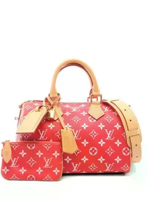 LOUIS VUITTON Speedy P9 Bandoulière Handbag - Red