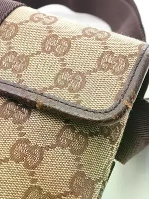 Gucci 2000s Gg Canvas Belt Bag