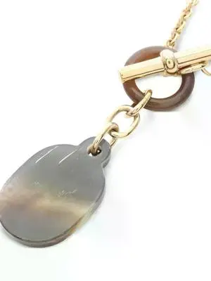 Hermès Buffalo Horn Chain Link Necklace