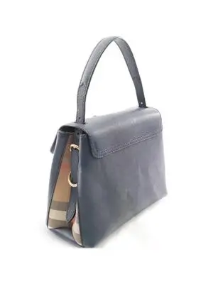 Burberry Canterbury Leather Shoulder Bag - Blue