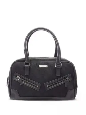 Gucci Gg Supreme Canvas Tote Bag - Black